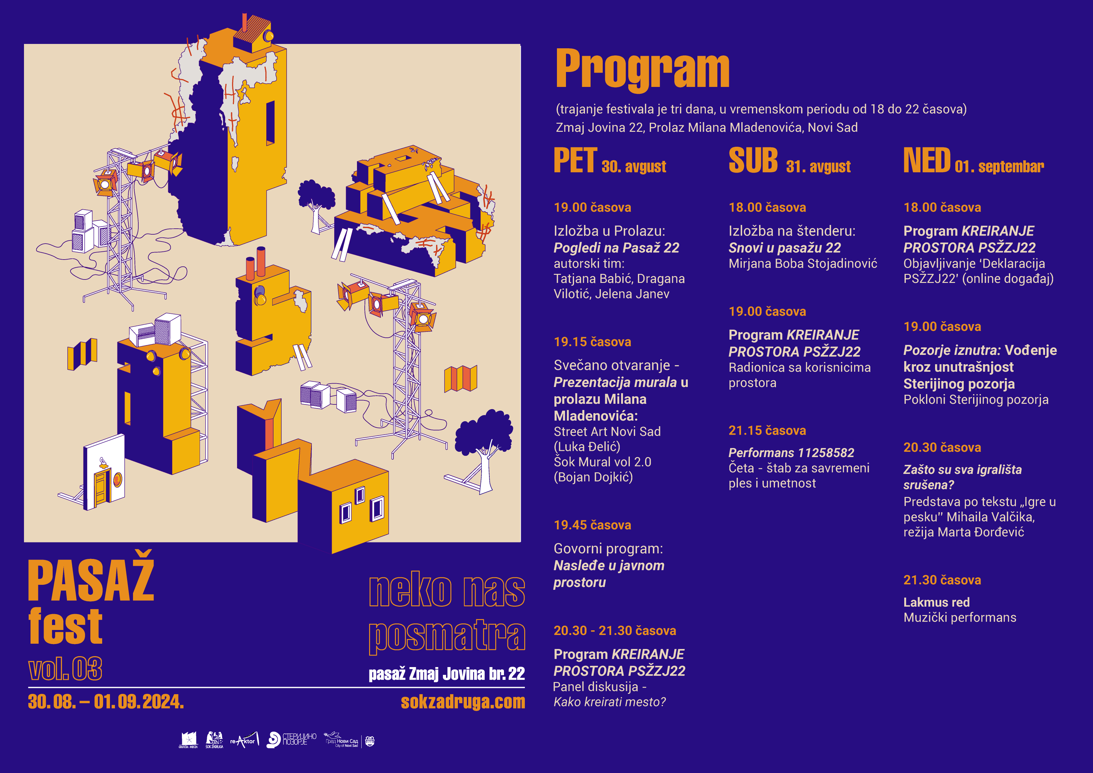 Pasaž fest: Neko nas posmatra / PROGRAM – Šok zadruga